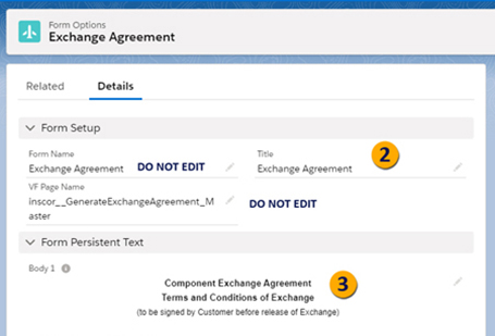 Exchange Agreement Options