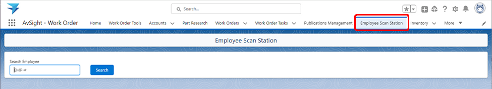 Employee Scan Station