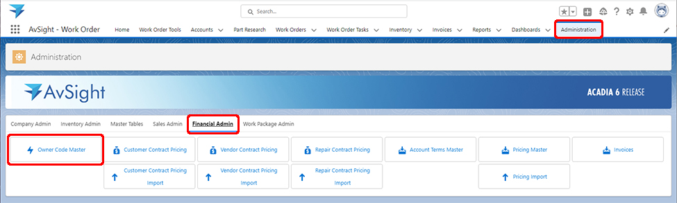 Creating Owner Codes