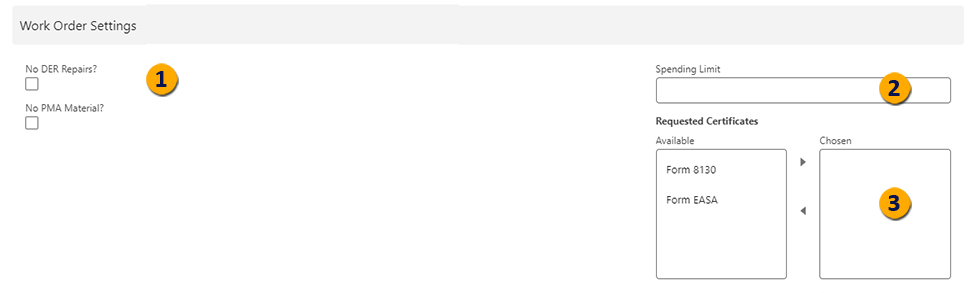 Creating Work Orders